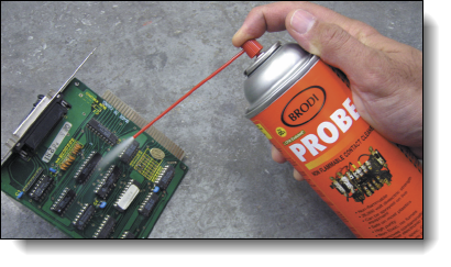 Probe, Non-Flammable Contact Cleaner